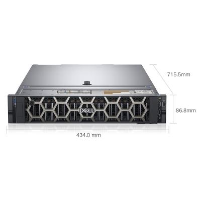 Cina Dell Poweredge R740 Server Barebone 8 sfondo vuoto e doppia porta Gigabit Network in vendita