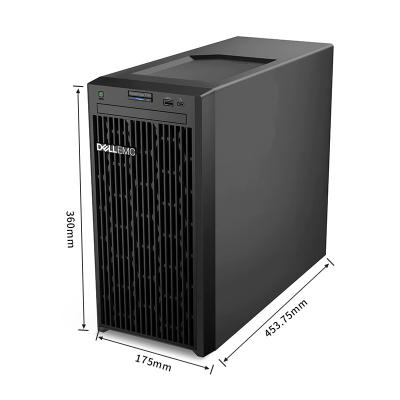 Cina Dell T150 T140 Upgrade E-2314 8G 1T SATA DVDRW Servitore di archiviazione ERP a torre a canale singolo in vendita