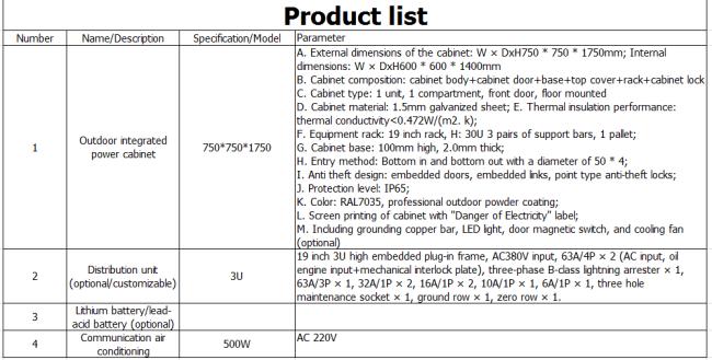outdoor power enclosure/Industrial-Grade Outdoor Power Cabinet for Optimal Power Management