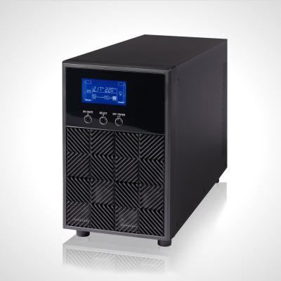 UPS de alta frequência de entrada única de saída única 2000VA/1600W UPS online com ecrã LCD
