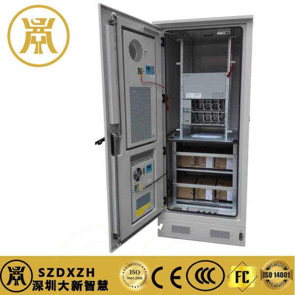 Quality 22U Ip55 Outdoor Telecom Cabinet Used For Telecommunications Base Stations With Battery for sale