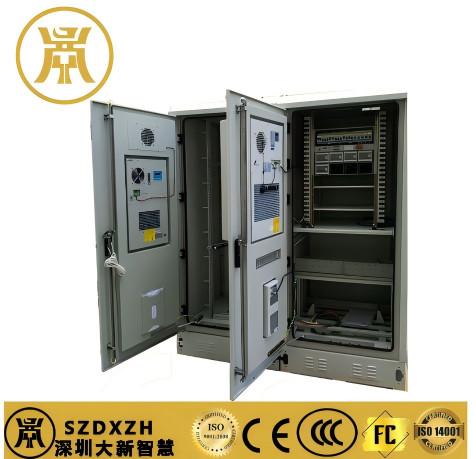 Quality Two Bay Anti Corrosion Waterproof Electrical Cabinet With Cooling And Battery for sale