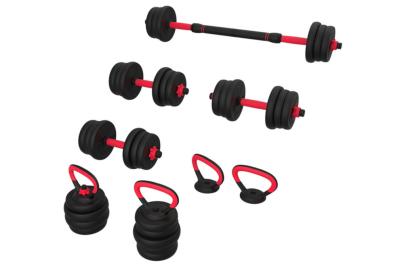 Cina Il cemento 6 in 1 bilanciere regolabile Kettlebell della testa di legno ha messo multi funzionale in vendita
