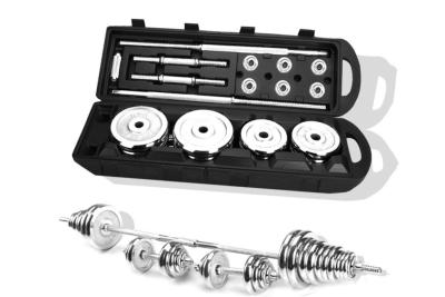 Cina Corredo del bilanciere della testa di legno dell'attrezzatura Adjustable50kgs Chrome di forma fisica della palestra dell'OEM in vendita