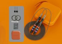 China Customizable Three Color Ring Self-locking Skipping Rope For Exercise for sale