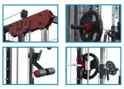 Cina Attrezzature per palestra Macchine da fabbrica multifunzionale con stack di pesi in vendita
