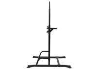China Multifunctional Adjustable Single And Double Bar Rack Squat Rack Bench Press Rack for sale