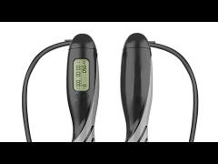 Nonslip Handle Electronic Counting Skipping Rope With Bearing Weight