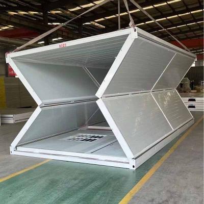 China Fast Assembly Cheap Portable 20ft Prefab Mobile Container Homes Folding Modular Homes for sale