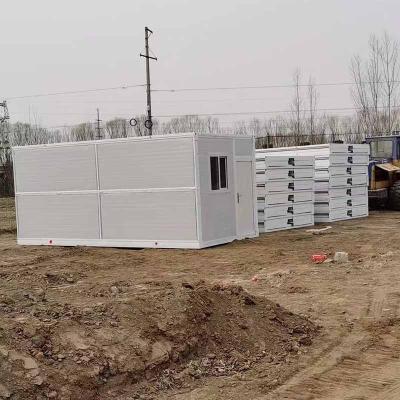 China Fast Assembly Cheap Portable 20ft Prefab Mobile Container Homes Folding Modular Homes for sale