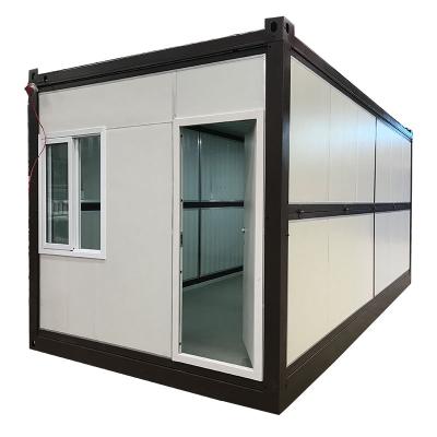 China High Quality Fast Assembly Quickly Assemble 20ft Steel Structure House Folding Prefab Container for sale