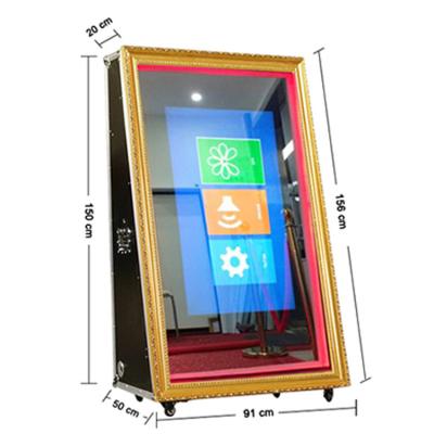 China 65 inch make your own cheap selfie magic mirror photo booth price with 50 inch LED screen for sale for sale