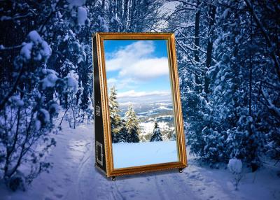 Cina Struttura di legno del contesto di pubblicità della cabina della foto dello specchio di spettacolo in vendita