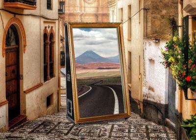 Cina Macchina magica interattiva della cabina della foto del touch screen dello specchio di alto self service di profitto con la certificazione del CE in vendita