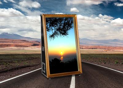 Cina Forte pannello d'acciaio di specchio di immagine della cabina a 65 pollici della foto con la funzione del video registrazione in vendita