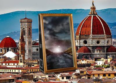 Cina Luce stroboscopica magica interattiva dello studio della cabina della foto dello specchio del centro commerciale montabile in vendita