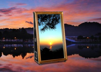 Cina Il self service a 65 pollici del touch screen mi rispecchia cabina di Selfie Foto della cabina della foto in vendita