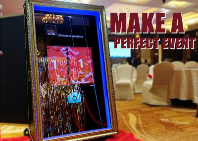 Cina Macchina dei chioschi del touch screen di self service per la cabina locativa della foto dello specchio di spettacolo in vendita