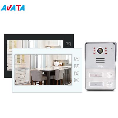 China Multi Apartment Video Interphone with Fisheye Camera 160 Degree for 2 Users Video Intercom for sale