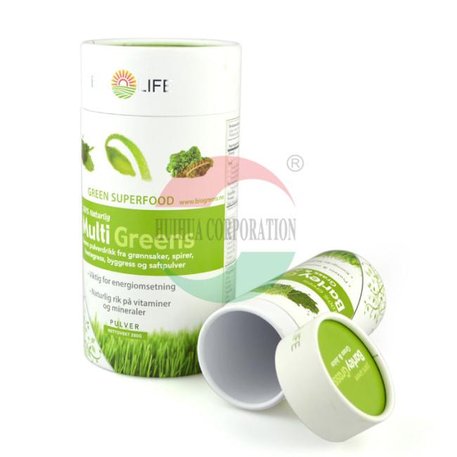 Cardboard Box Custom 3 Piece Telescopic Paper Tube For Glass Bottles