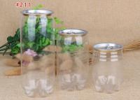 China PET Aluminum Easy Open Juice Drinking Bottle 250ml 500ml Custom Label for sale