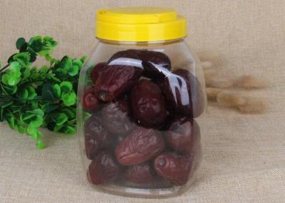 Cina Cilindro di plastica della radura rotonda dura su ordinazione dell'ANIMALE DOMESTICO per l'imballaggio per alimenti asciutto in vendita