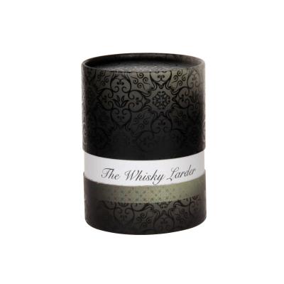 China Recycled Materials Feature Dark Blue Paper Core Tube Packaging For Glass Bottle for sale