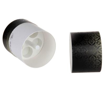 China Recycled Materials Feature Dark Blue Paper Core Tube Packaging For Glass Bottle for sale