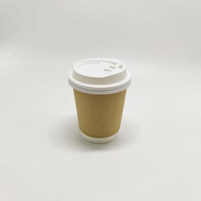 Cina Tazza di caffè di carta doppia riciclata eliminabile con i coperchi Logo Printed su ordinazione in vendita