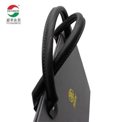 China Unieke geschenkdozen van gerecycled papier Verpakking Magnetische sluitingen Bedrukking van het handvat Logo Te koop