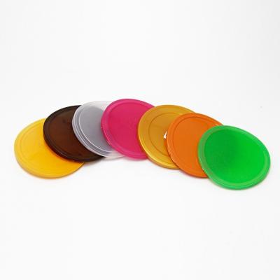 Custom Color 99mm Plastic Lid 8g PE Cover Dust Cover For Tin Paper Can
