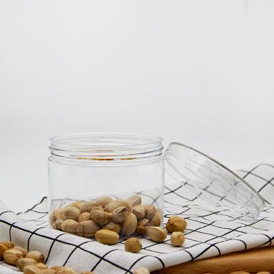 China Logo Printing Cake Container Different Capacity Plastic Can with Aluminum Cap for Cake for sale