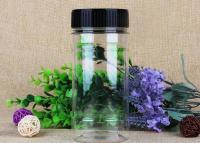 China 200ml Clear Plastic Cylinder Packaging Container PET Can with PP Cap 56mm Diameter for sale