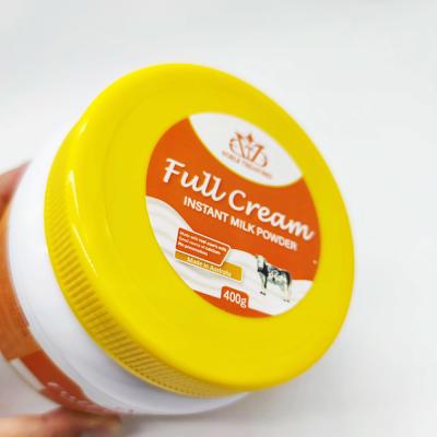China 400g Goat Skimmed Baby Milk Powder Jar Recycled Plastic PET Protein Loose Powder Container Bottle Jar With Screw Lid for sale