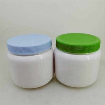 China 400g Goat Skimmed Baby Milk Powder Jar Recycled Plastic PET Protein Loose Powder Container Bottle Jar With Screw Lid for sale