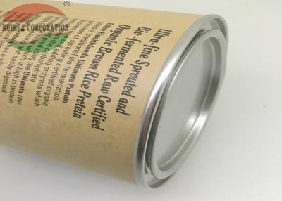China Document het Tinbuis van Superfoods Muesli Verpakking met het Deksel van de Stuiverhefboom Te koop
