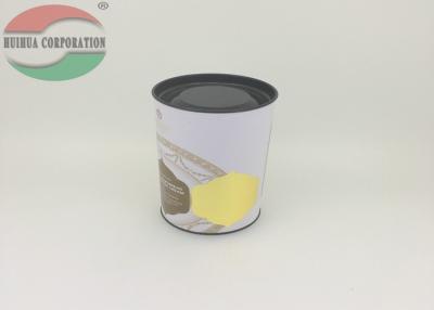 China Anti-rust Movable Metal Lid Kraft Paper Tube Packaging For Coffee for sale