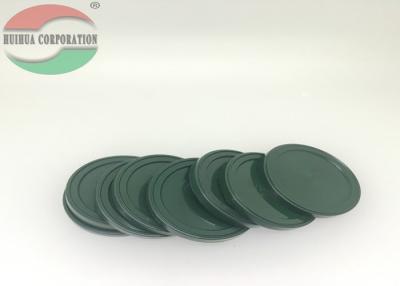 China Custom Printed Metal Tin Can Plastic Lids with Embossed Logo For Food / Milk Powder for sale