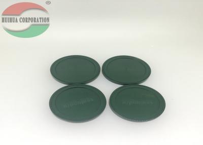 China Custom Printed Metal Tin Can Plastic Lids with Embossed Logo For Food / Milk Powder for sale