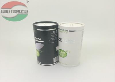 China Custom Paper Tube Packaging / Cardboard Cylinder Containers For Sea Salt With Shaker Top for sale
