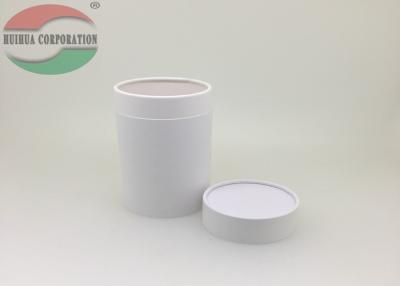 China Wit Rond Document Vakje voor Koffie, Kartonbuis Verpakking met Document Deksel Te koop
