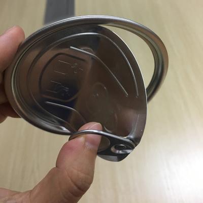 China Aluminium EOE / Tinplate Easy Open Lid International Standard SGS for sale