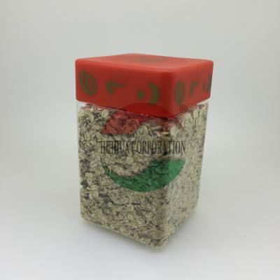 China PET Screw Lid Empty Dried Food Packaging Can / Nuts Container for sale