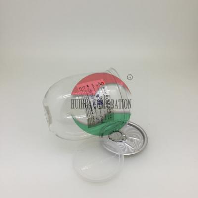 China Small Clear Plastic Cylinder Box , 170ML Empty Plastic Jars for sale