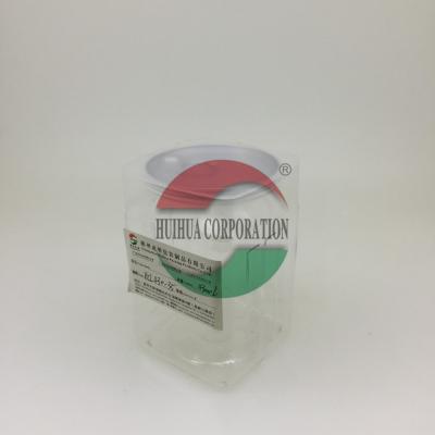 China Small Clear Plastic Cylinder Box , 170ML Empty Plastic Jars for sale