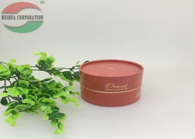 Chine Emballage de papier rouge de tube de forme de cylindre pour GV FDA de cosmétique de cadeau à vendre
