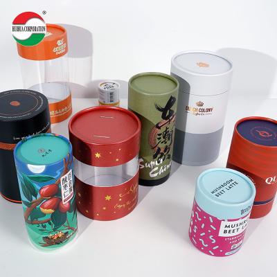 Cina Biodegradabile Cosmetici ecologici Imballaggio cilindrico del tè Rovere da labbro Imballaggio di tubi di carta cartonata in vendita