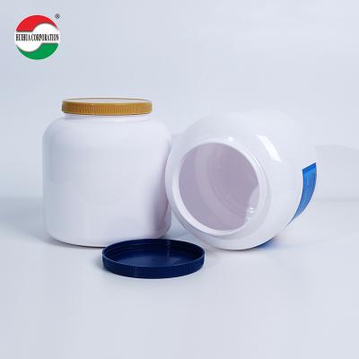 China Wholesale 4000ml High Volume PET Plastic Jar Container with Screw Cap for Health Supplements and Milk Powder for sale