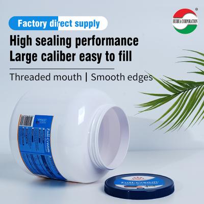 China Wholesale 4000ml High Volume PET Plastic Jar Container with Screw Cap for Health Supplements and Milk Powder for sale