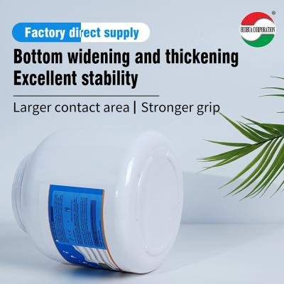 China Wholesale 4000ml High Volume PET Plastic Jar Container with Screw Cap for Health Supplements and Milk Powder for sale